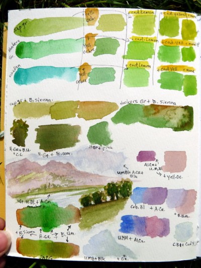 Watercolor Lesson - Color Practice - Mary McAndrew Painting and ...
